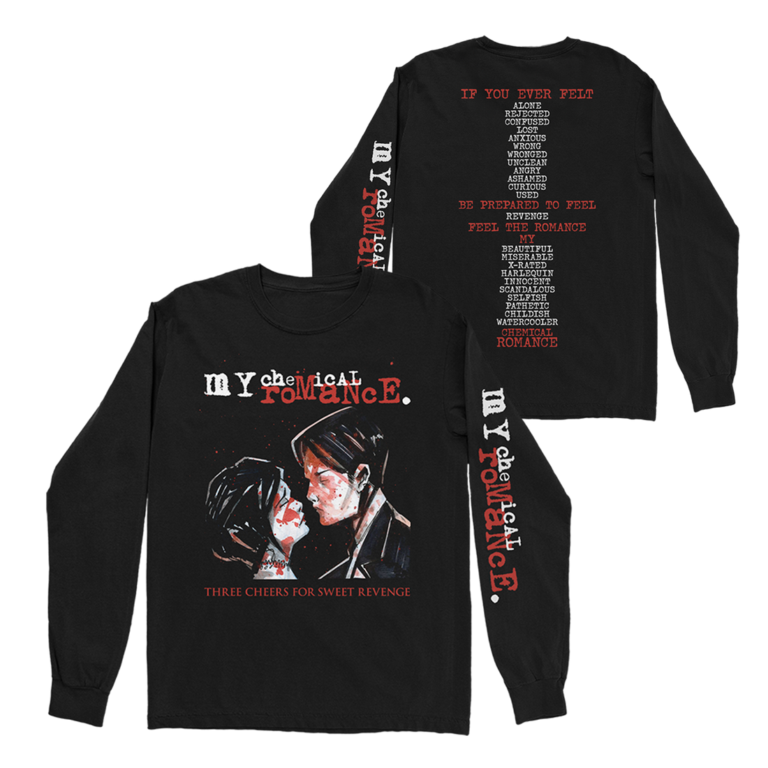 If You Ever Felt Long Sleeve T-Shirt – My Chemical Romance